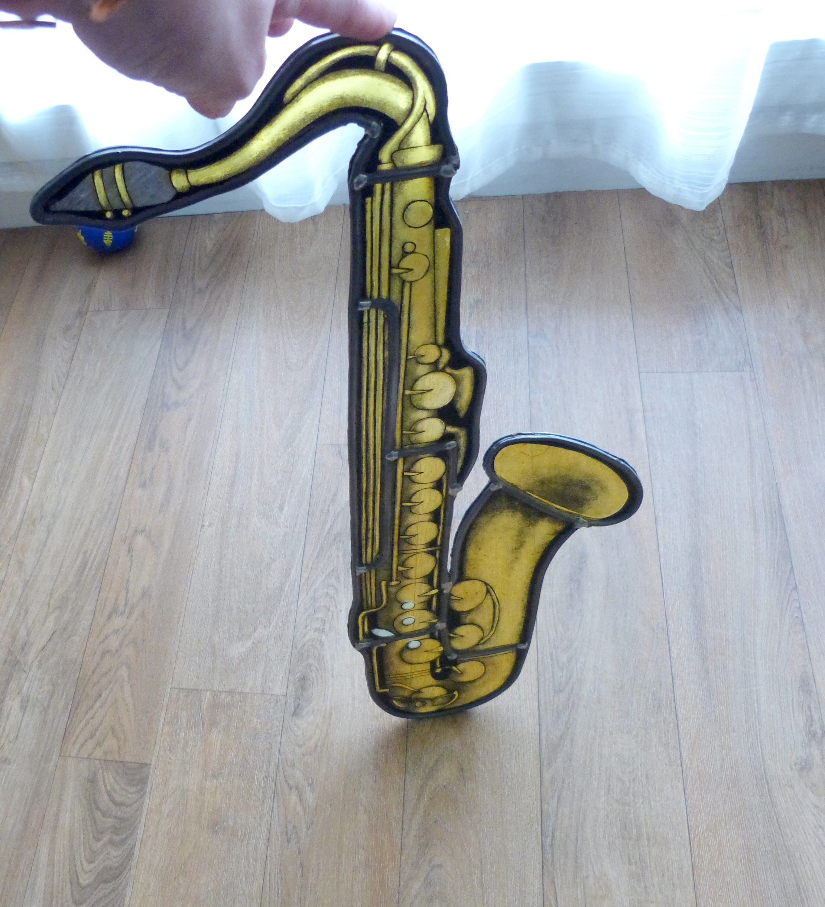 Stained Glass Painted Saxophone - Etsy UK