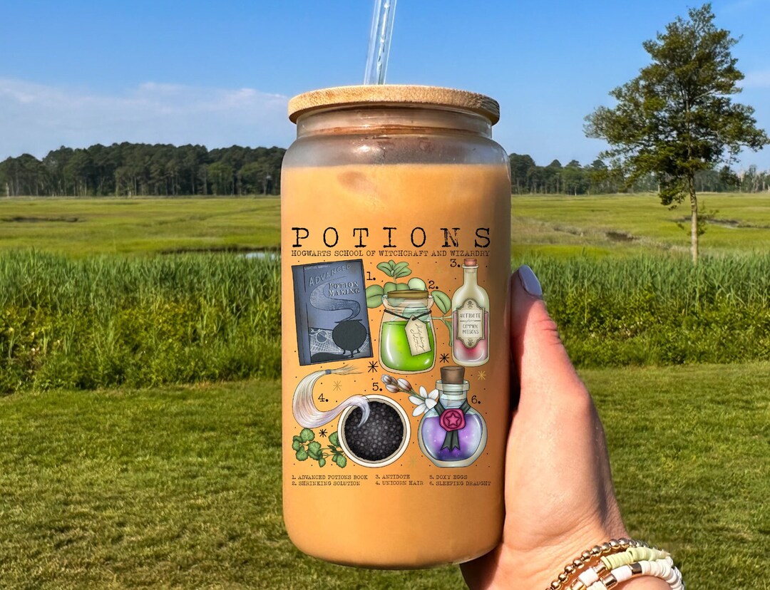 Wizarding World Potions Class Coffee Glass Can, Potterhead Gifts ...