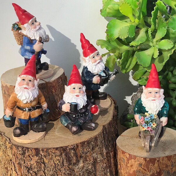 Miniature Gnomes - Etsy