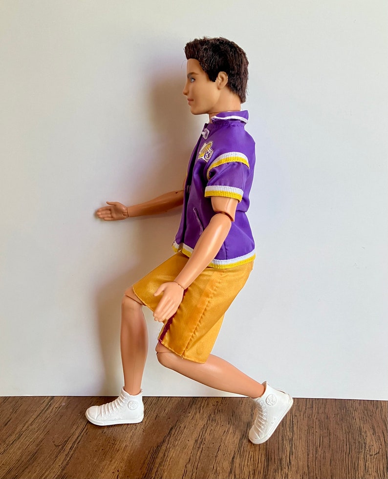 Lakers Fan My Scene Posable Guy Doll OOAK Barbie Guy Doll. - Etsy