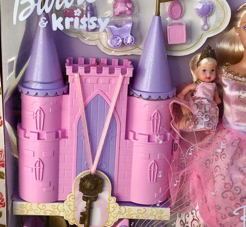 Vintage Pink Castle Set With Princess Barbie and Baby Princess - Etsy