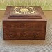 Hand Carved & Gold Inlay Wooden Box Made in India - Etsy