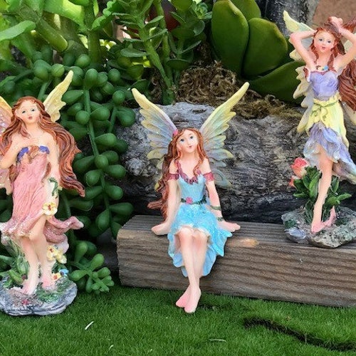 4pc Miniature Fairies Fairy Garden Supplies Mini Fairies | Etsy