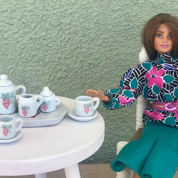 Miniature Barbie Tea Set - Etsy