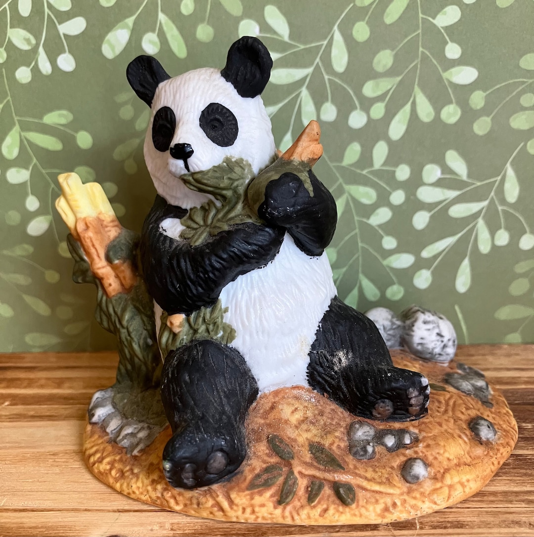 Panda Porcelain Small Figurine royal Heritage Collection - Etsy