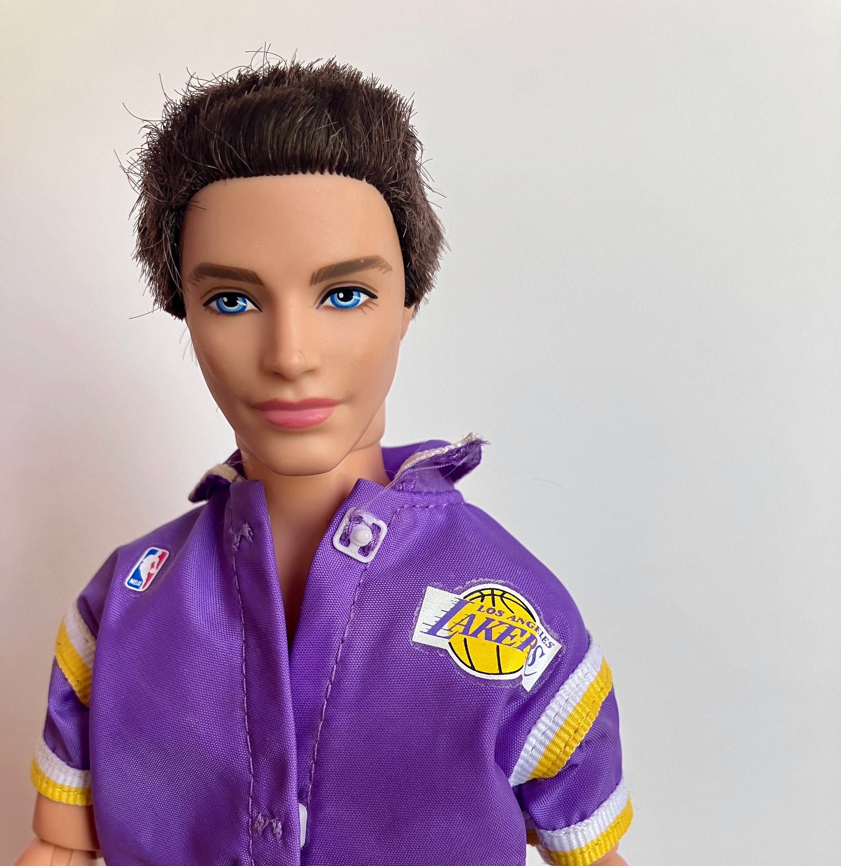 Lakers Fan My Scene Posable Guy Doll OOAK Barbie Guy Doll. - Etsy