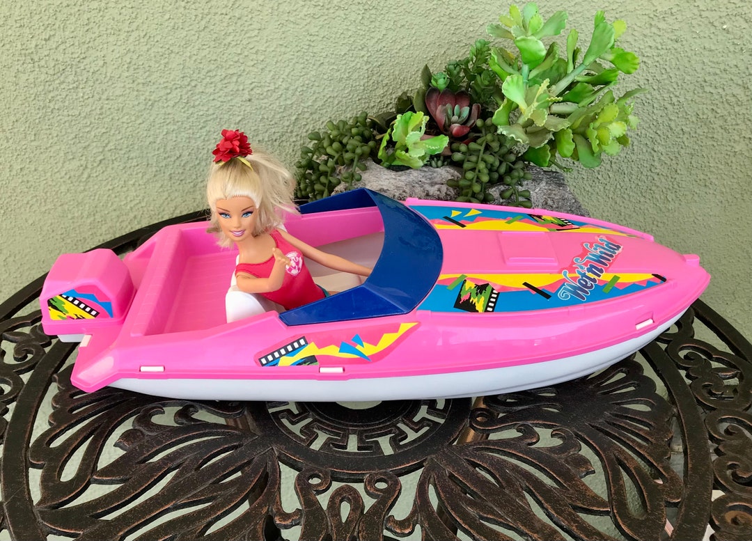 Barbie Speed Boat With Secret Wheels Vintage Barbie Speed - Etsy New ...