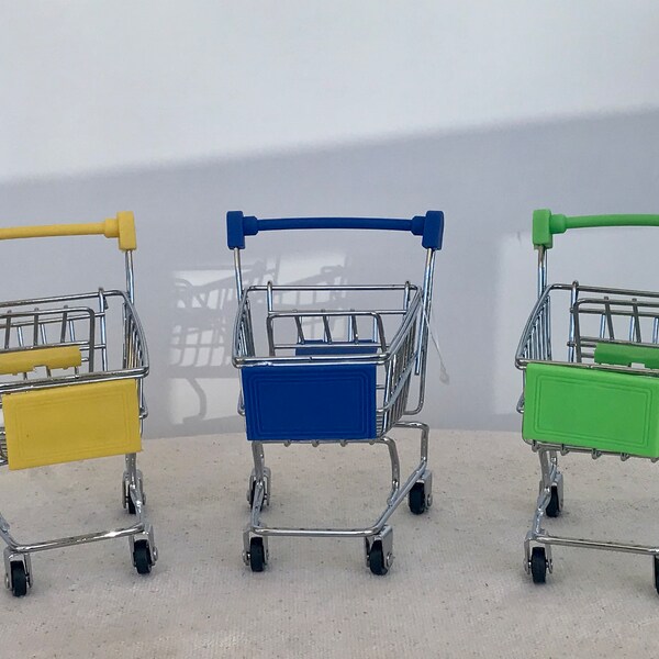 Mini Shopping Cart - Etsy