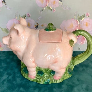 Pig Family Tea Service, Ceramic Novelty Country House Decor - Etsy