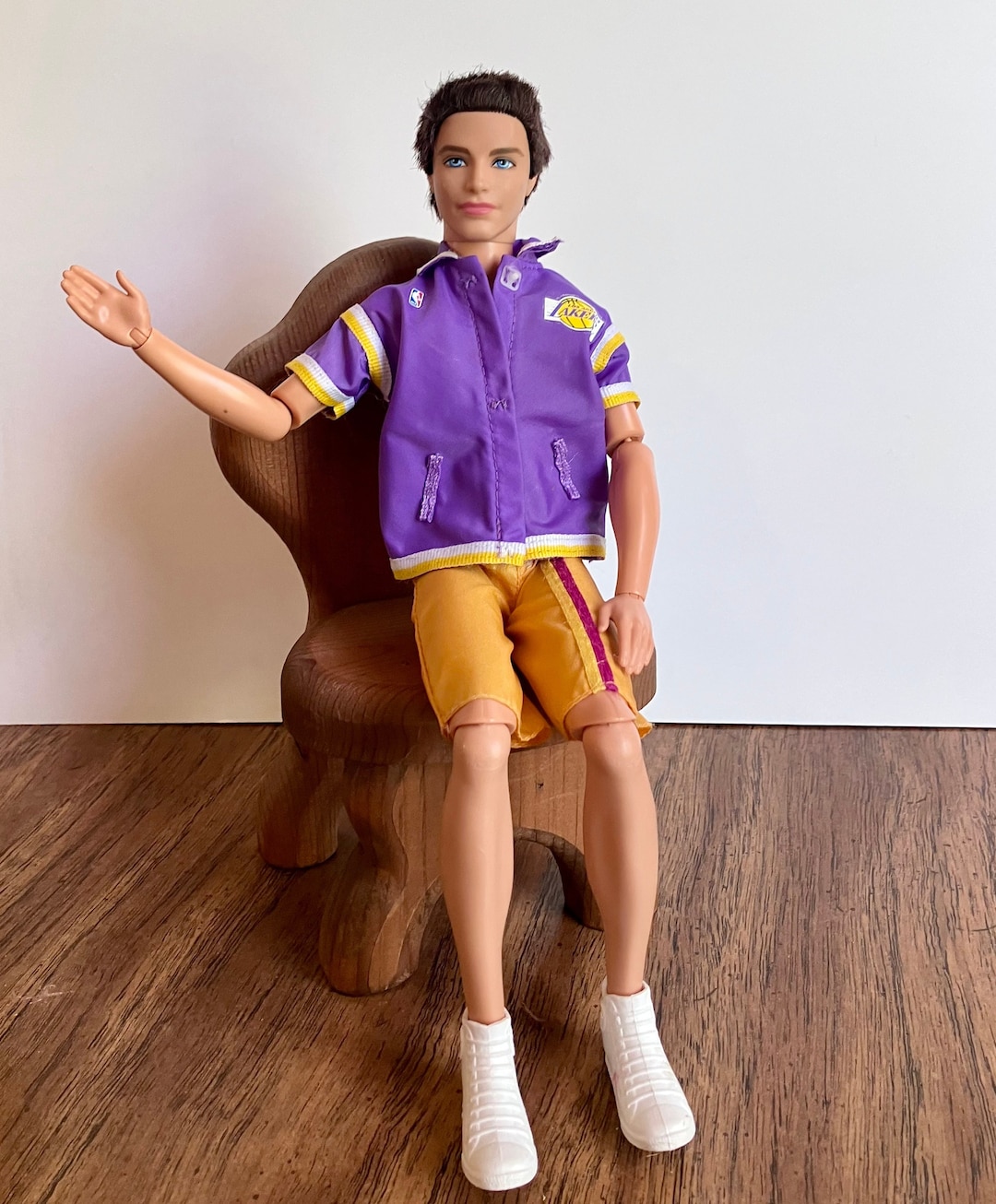 Lakers Fan My Scene Posable Guy Doll OOAK Barbie Guy Doll. - Etsy