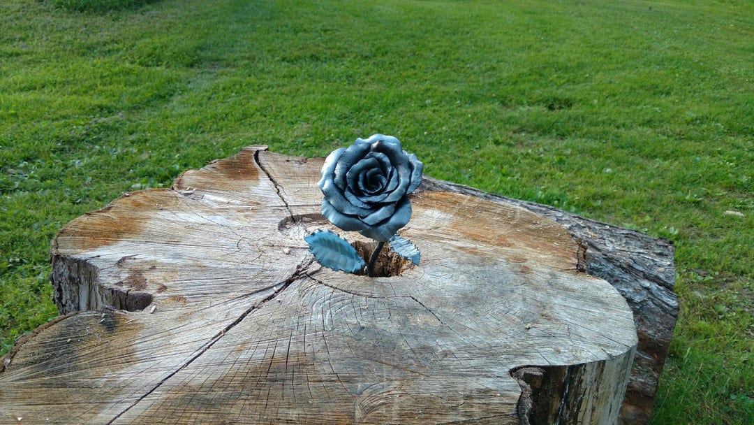 Handmade Metal Rose - Etsy