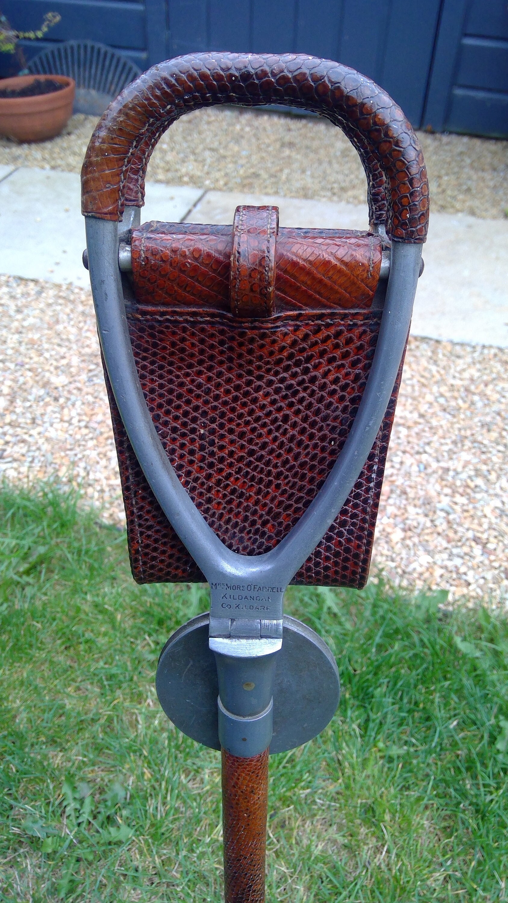 Vintage Snakeskin Shooting Stick - Etsy