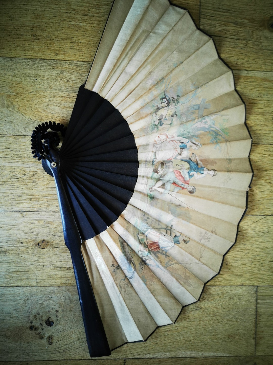 Vintage Hand Fan - Etsy