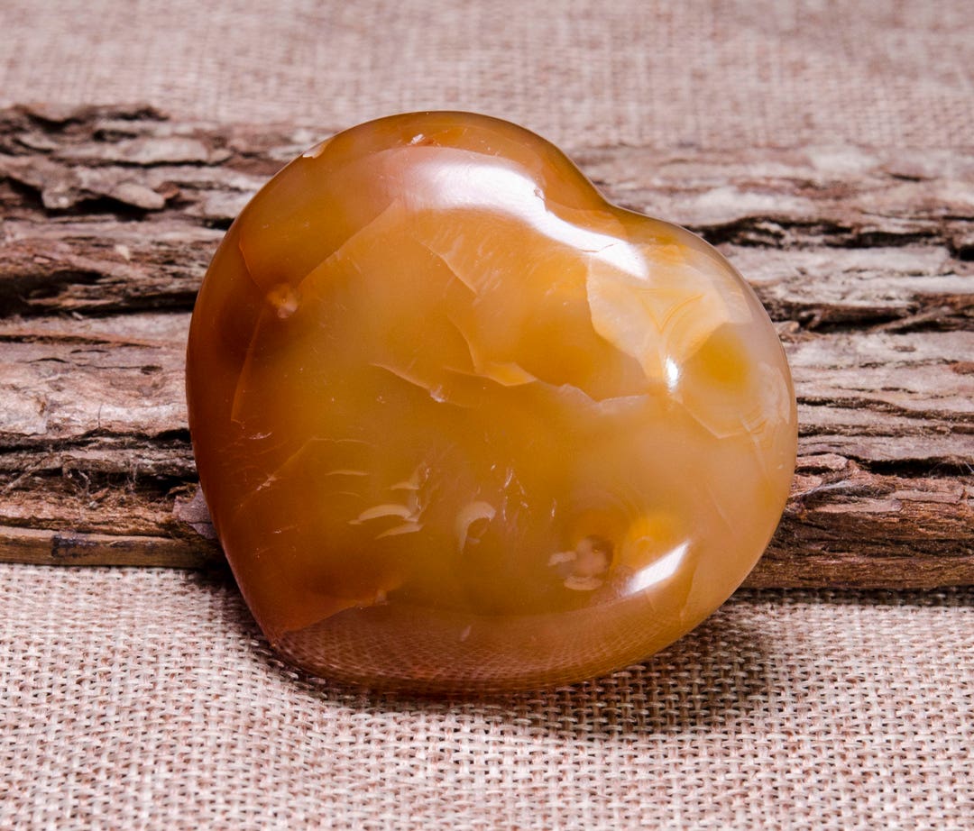 Heart-shaped Red Agate Quartz,red Agate Pendant,carnelian Crystal Heart ...