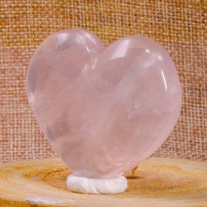 Clear Rose Quartz Necklacepink Stone Pendantrose Quartz - Etsy