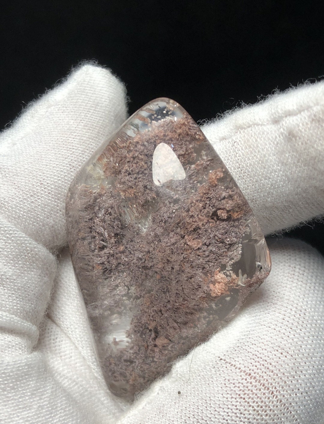 Natural Included Crystal Pendant,scenic Crystal,irregular Quadrilateral ...