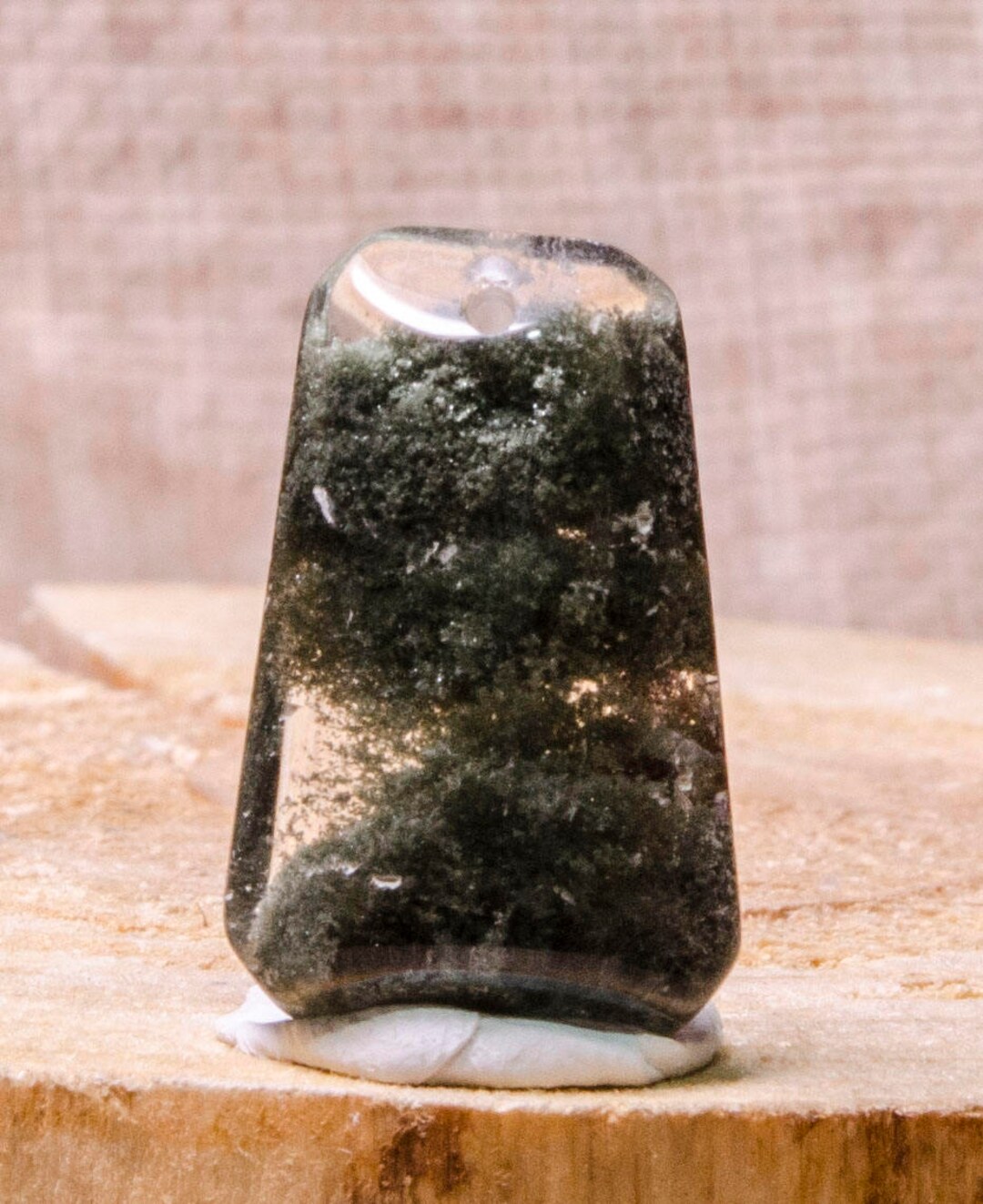 Garden Quartz Pendant,scenic Quartz Pendant,lodalite,crystal Necklace ...