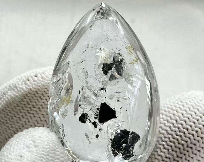 More Black Quicksand Moving Smoothly Inside Enhydro Quartz,moving ...