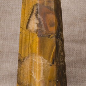Tiger Eyes Quartz Towertiger Eye Crystal Quartz Pointhealing - Etsy