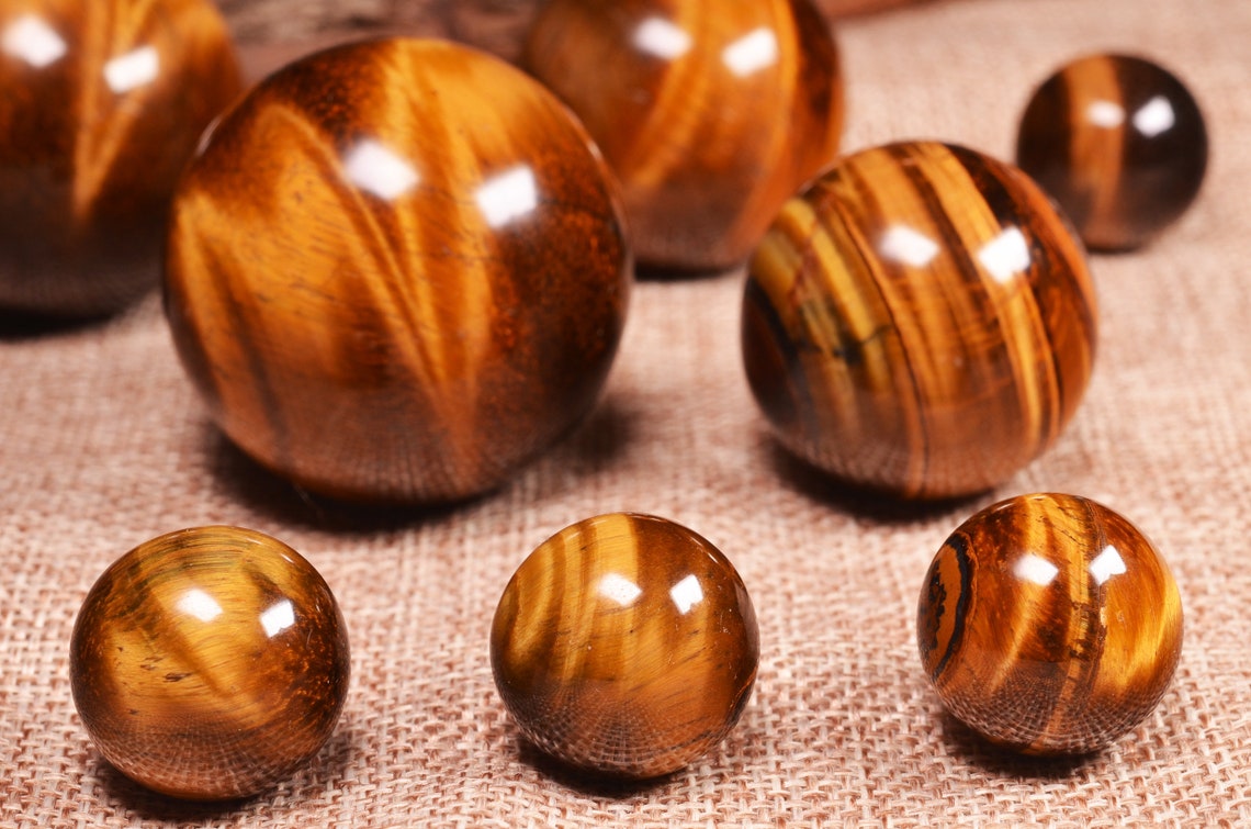 Tiger Eyes Quartz Crystal SphereTiger Eye Quartz | Etsy