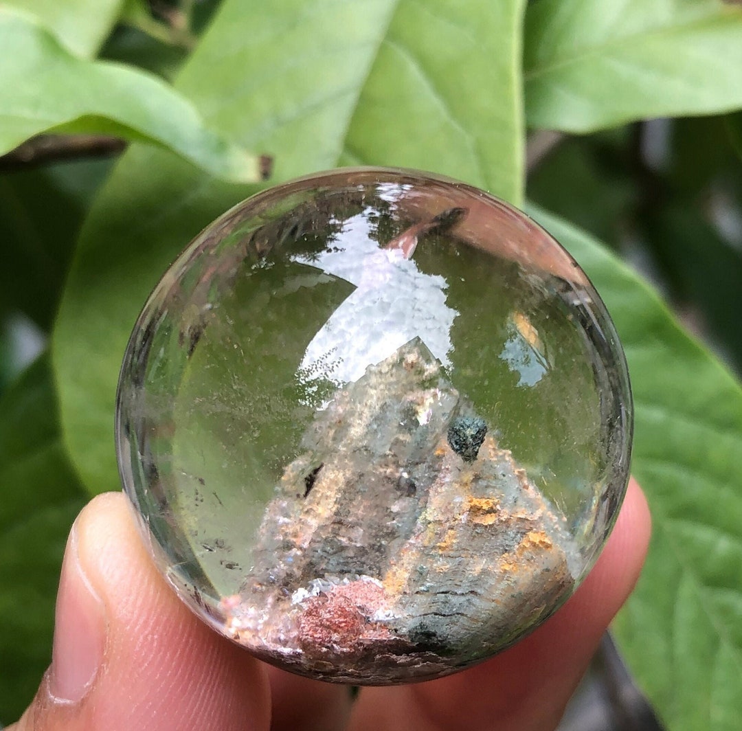 1.31"natural Thousand Layers Chlorite Include in Clear Crystal Ball ...