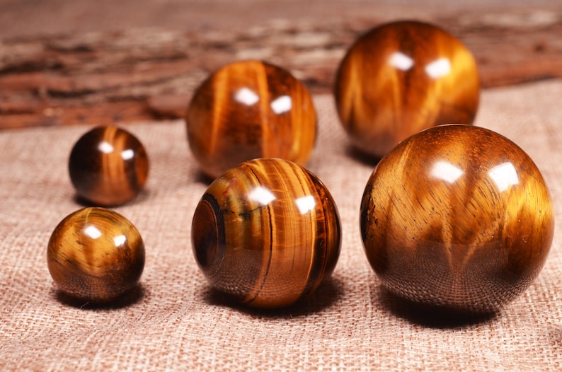 Tiger Eyes Quartz Crystal SphereTiger Eye Quartz | Etsy