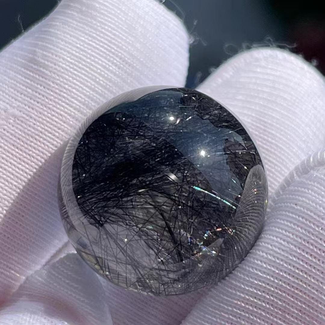 0.67needle Shape Brookite With Colorful Luster Full of Clear Crystal ...
