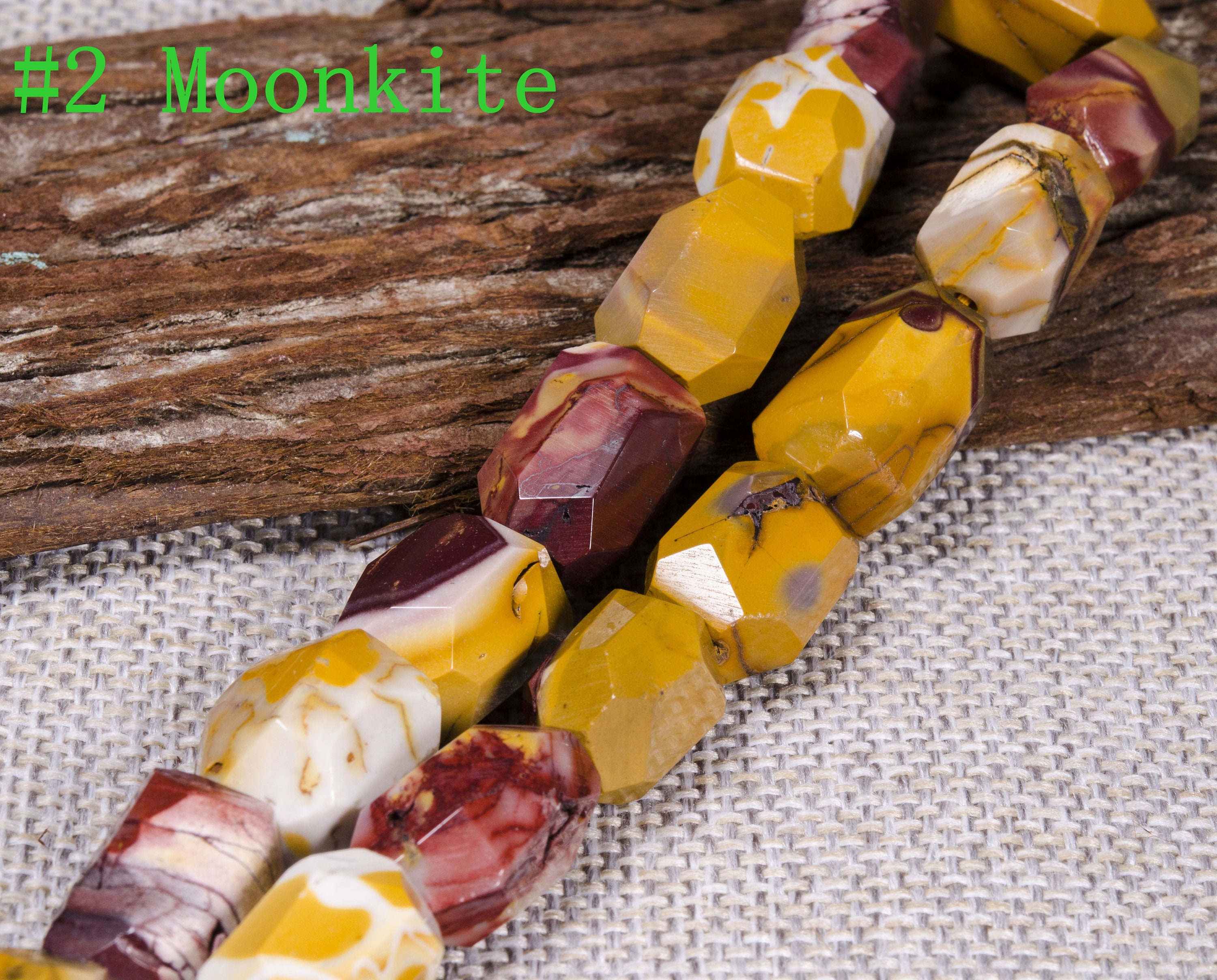 One Strand Natural Cuboid Facted Beadspolished | Etsy