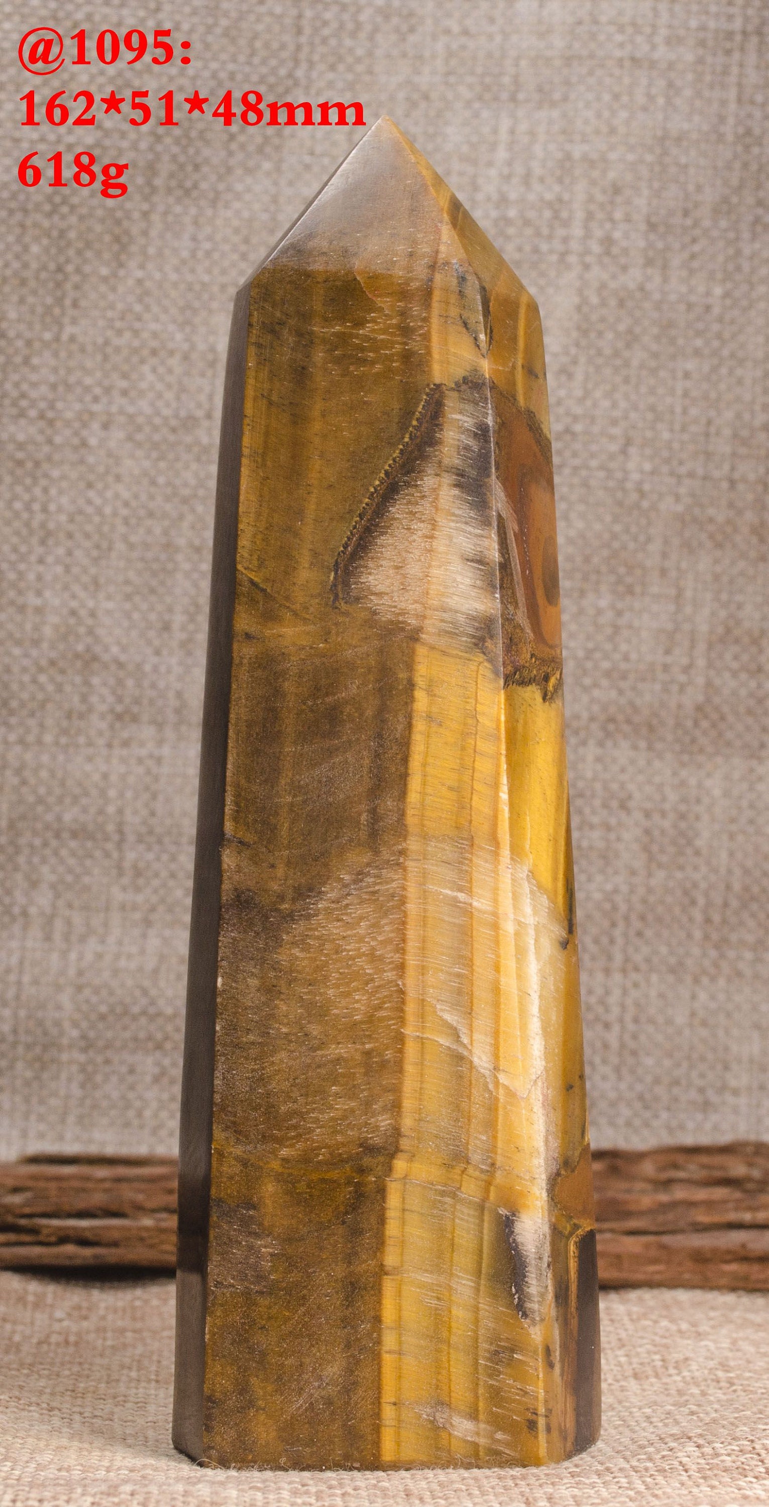 Tiger Eyes Quartz Towertiger Eye Crystal Quartz Pointhealing | Etsy