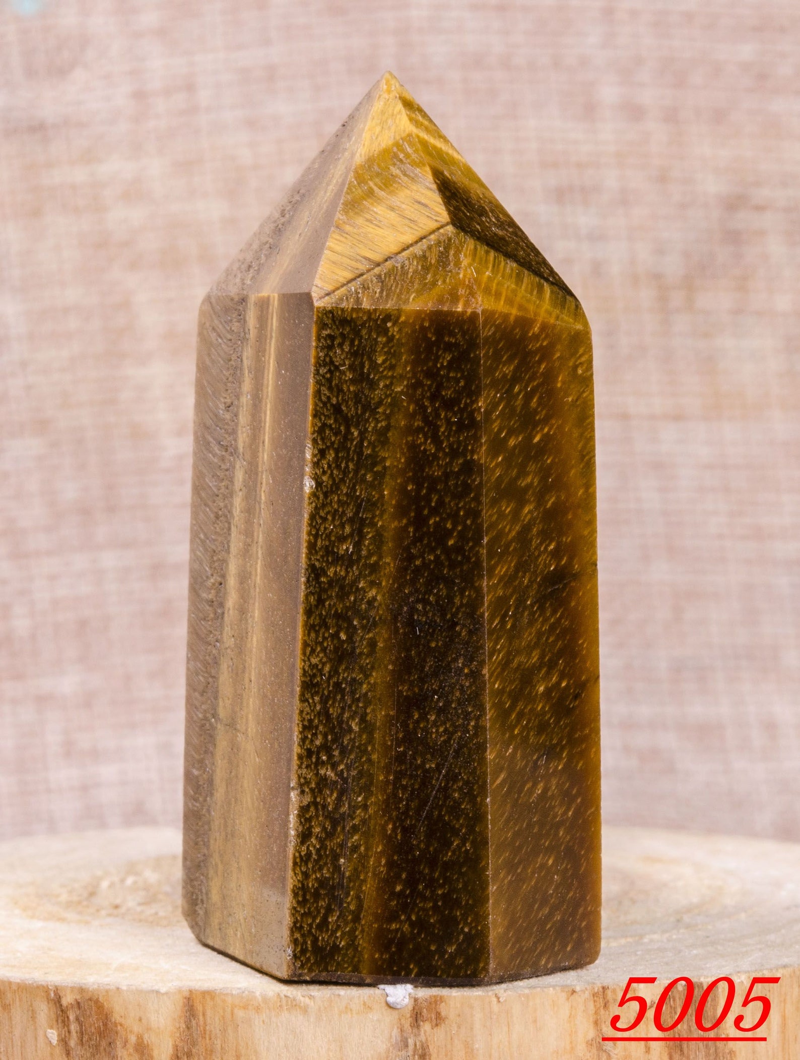 Tiger Eyes Quartz Towertiger Eye Crystal Quartz Pointhealing - Etsy