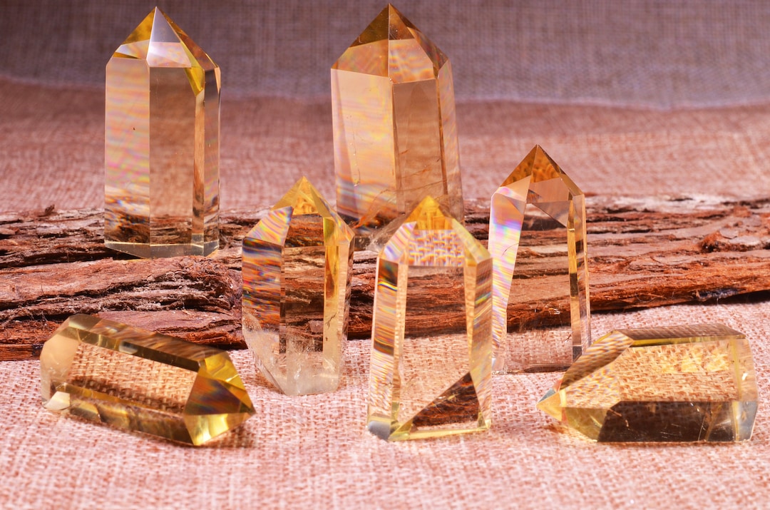Clear Citrine Crystal Quartz Tower,cirine Crystal Quartz Point,healing ...