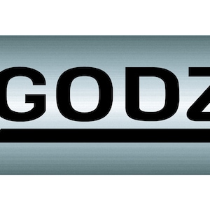 Godzilla 7.3 L ...badge..emblem.. Sticker.....fits Ford F250 & F350 ...
