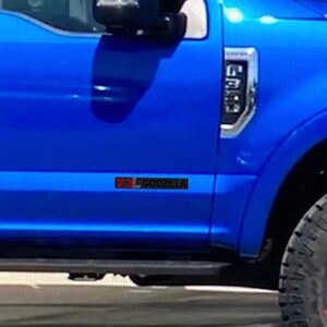 3 Godzilla 7.3 L ....Truck Decal Sticker.....fits Ford F250 & | Etsy