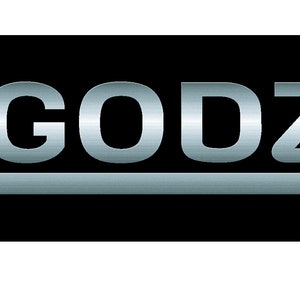 Godzilla 7.3 L ...badge..emblem.. Sticker.....fits Ford F250 & F350 ...