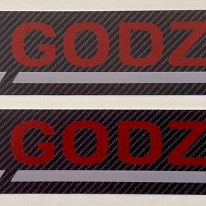 2 Godzilla 7.3 L ....truck Decal Stickers.....fits Ford F250 & F350 ...