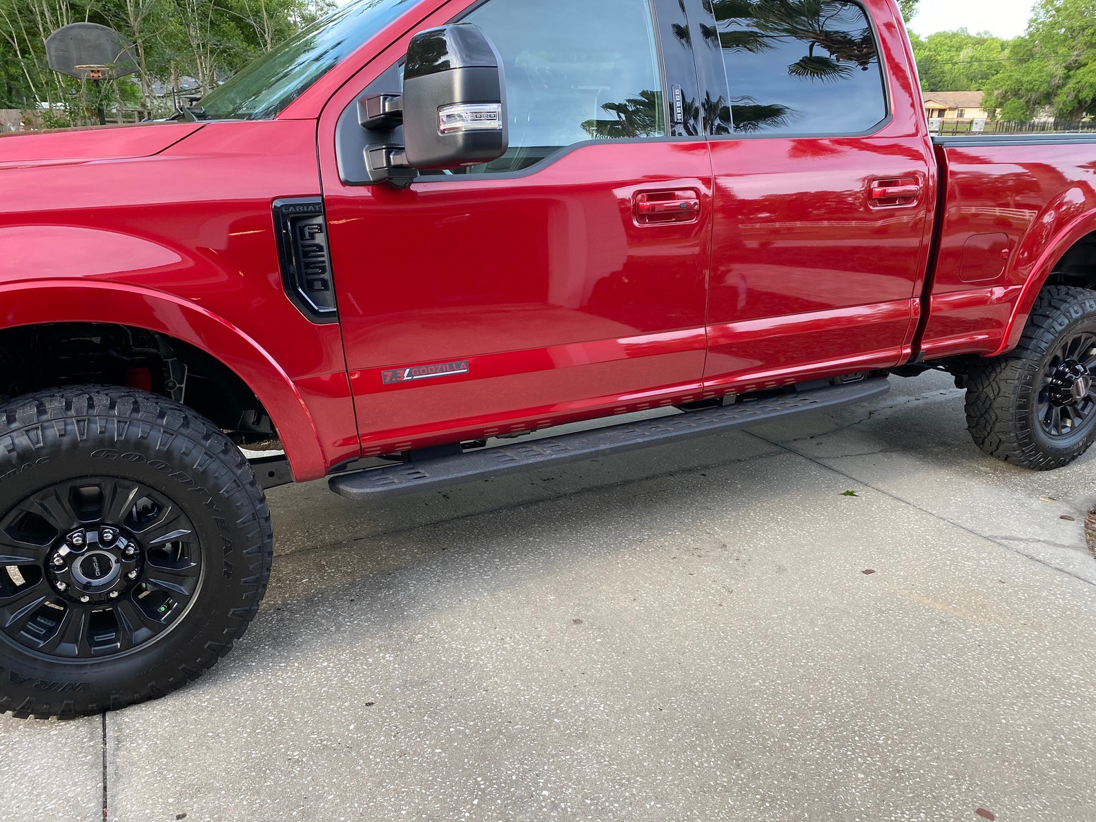 3 Godzilla 7.3 L ....truck Decal Sticker.....fits Ford F250 & F350 ...