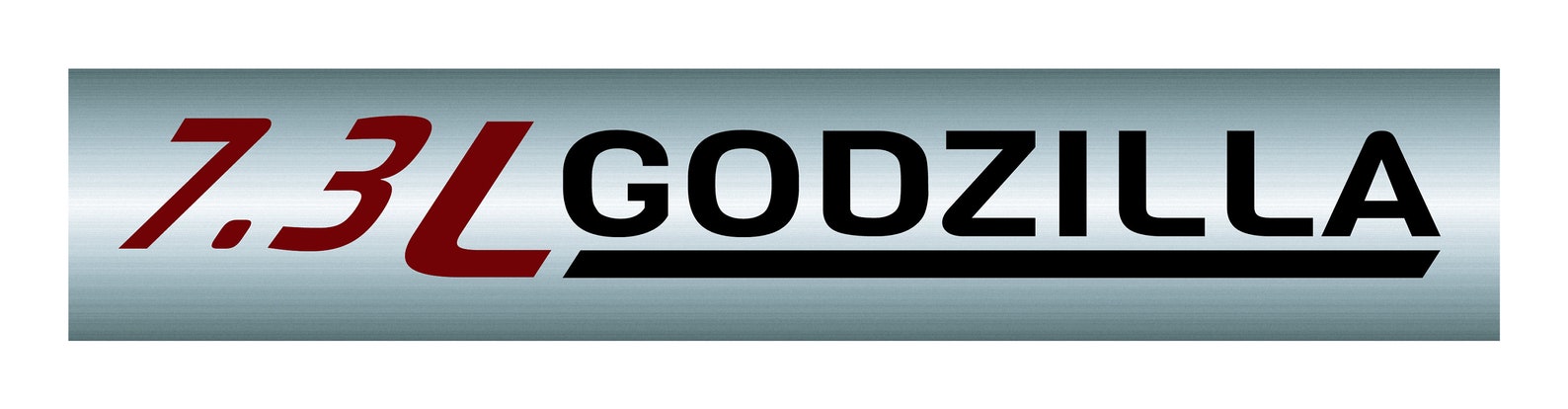 2 Godzilla 7.3 L ...badge..emblem.. Sticker.....fits Ford F250 & F350 ...