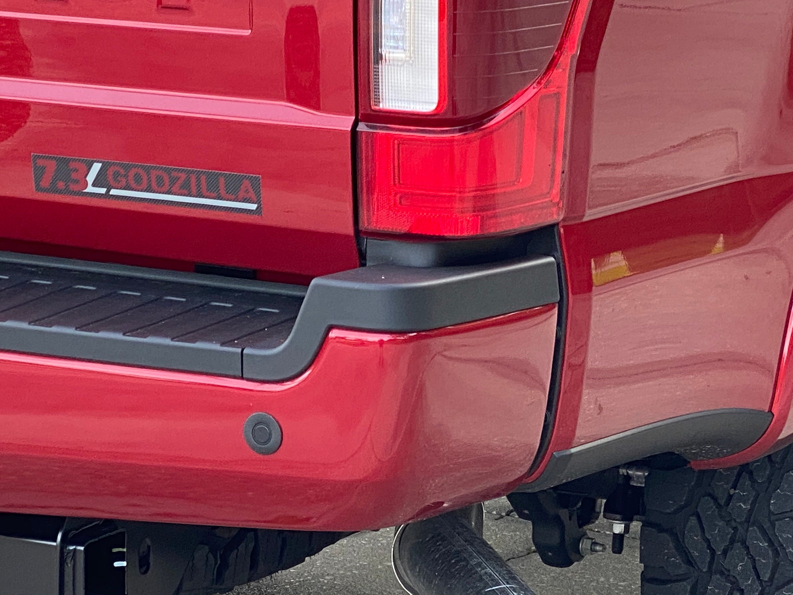 Godzilla 7.3 L ...truck Decal Sticker.....fits Ford F250 & F350 Trucks ...