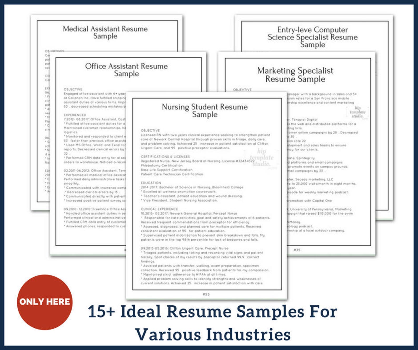 Modern CV Template Word Cv Templates Mac Pc Cv-malli - Etsy