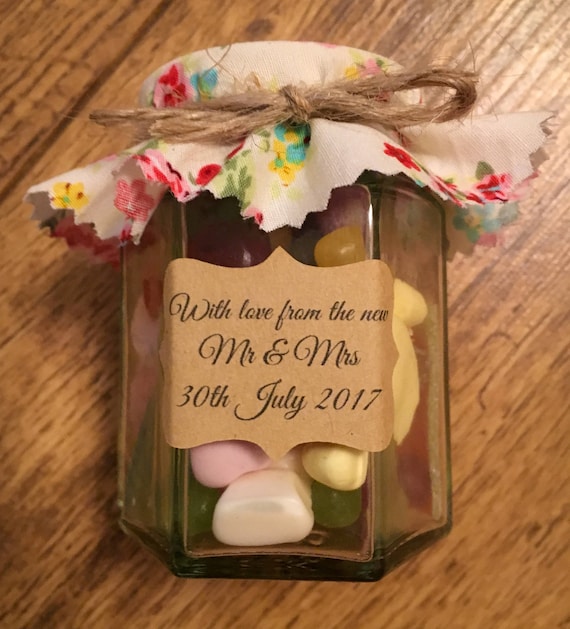 Wedding favour jars store