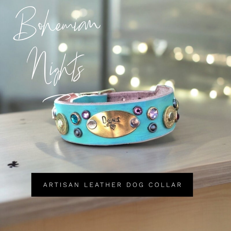 Leather Dog Collar - Etsy