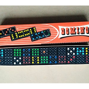 Vintage Multicolor Domino Made in Western-germany, Three Monkeys - Etsy