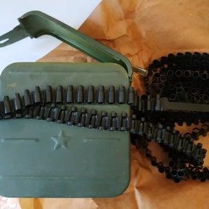Vintage Original Army Ammo Metal Box From Machine Gun Maxim, WW2 ...