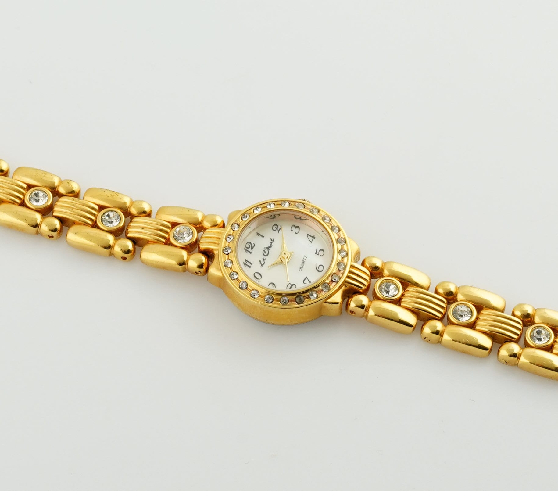 Vintage Le Chat Gold Tone Watch: Ladies Gemstone Wristwatch - Etsy