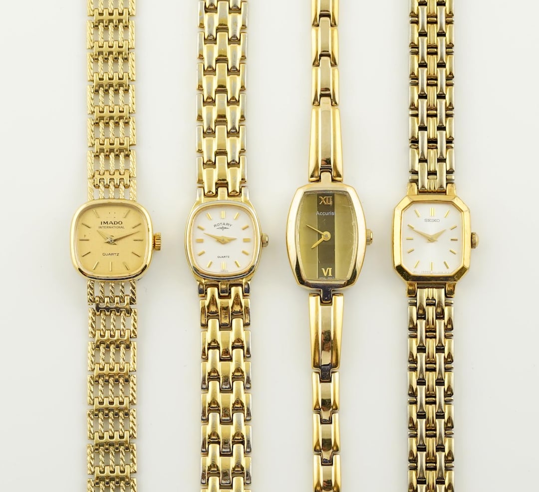 Vintage Seiko Gold Tone Women's Watch, Imado Octagonal Wristwatch - Etsy