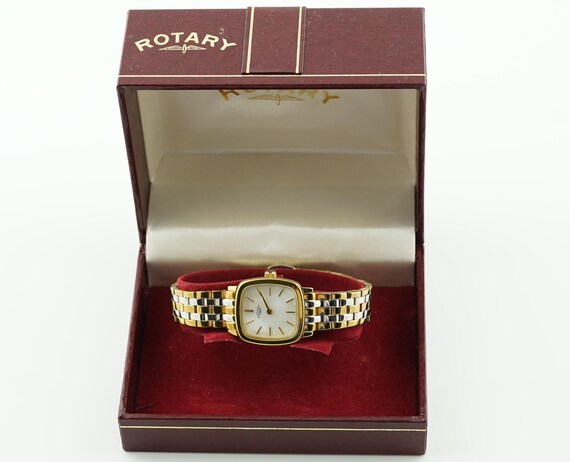 Vintage Rotary Women's Watch in Original Box, Two-Ton… - Gem