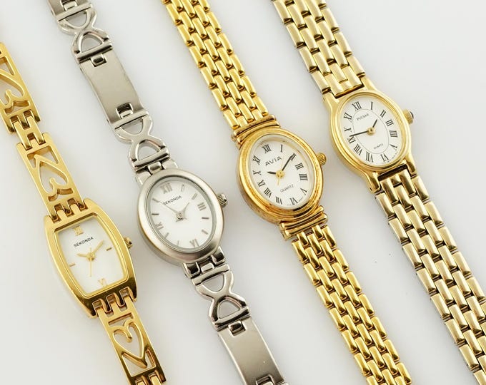 Vintage Women's Avia Watch, Sekonda Gold Colored Womens Watch, Ladies ...