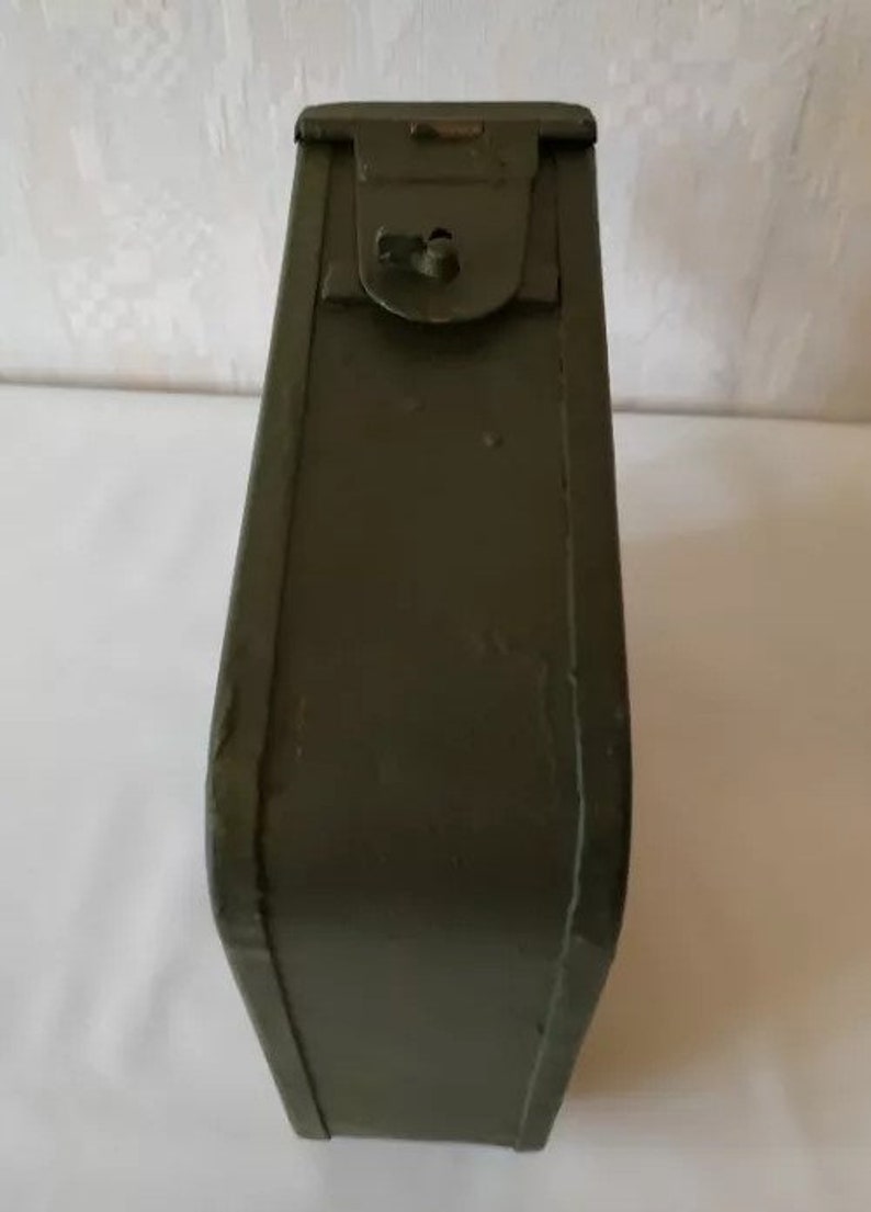 Vintage original army Ammo Metal Box USSR Machine Gun Maxim | Etsy