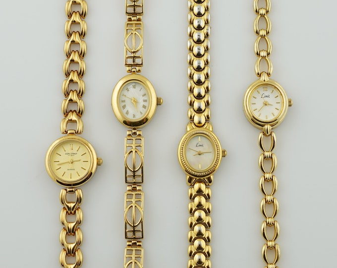 Vintage Women's Limit Watch, Constant Gold Plated Womens Watch, Women's ...