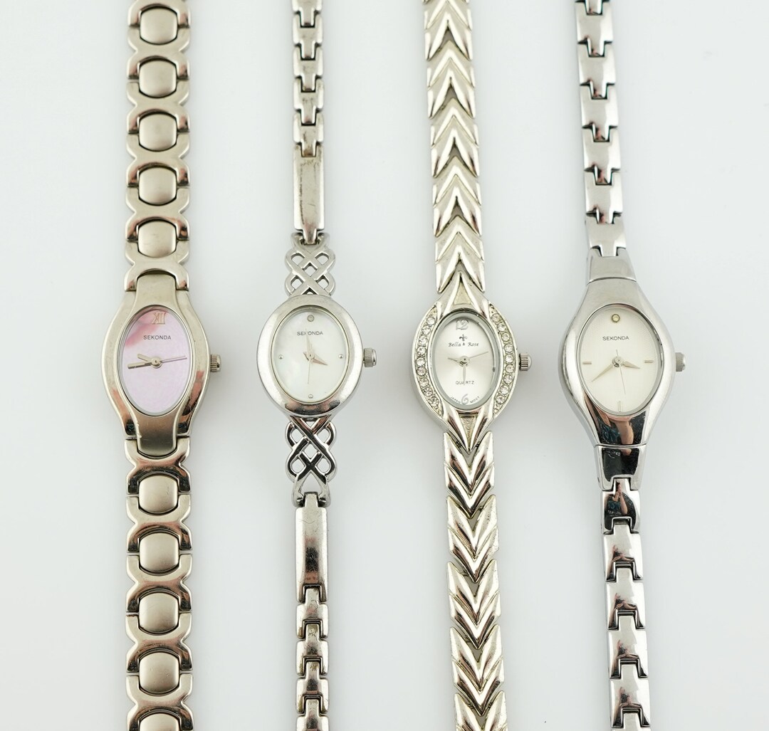 Vintage Women's Sekonda Watch, Silver Colored Womens Watch, Thin Ladies ...